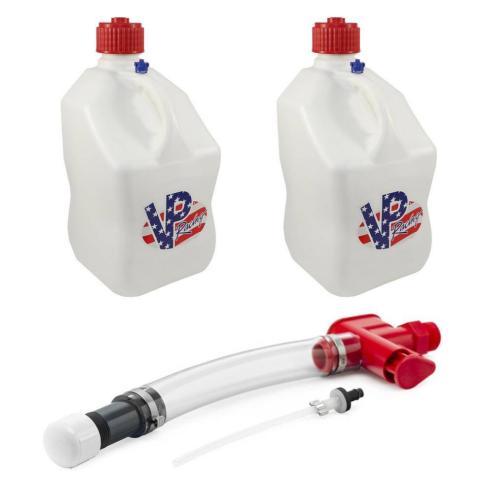 VP Racing Fuels 5 Gal. Trigger Fuel Hose Fluid Control System with 2 ...