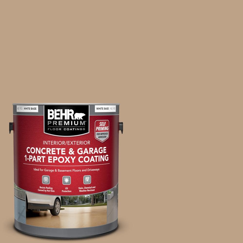 BEHR PREMIUM 1 gal. #PPU4-05 Basketry Self-Priming 1-Part Epoxy Satin ...