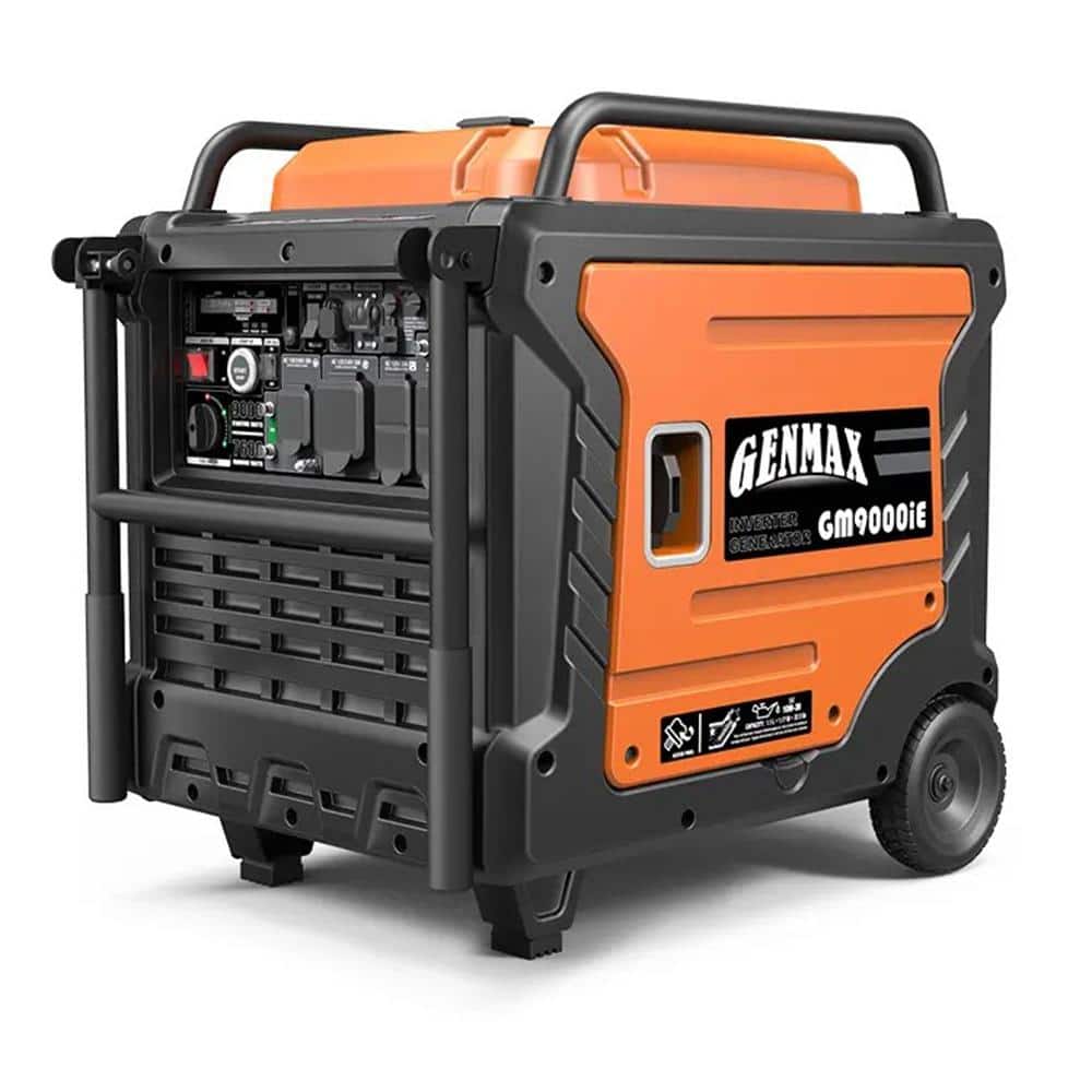 GENMAX 9000 Watt Electric Start Gasoline Powered Inverter Generator ...