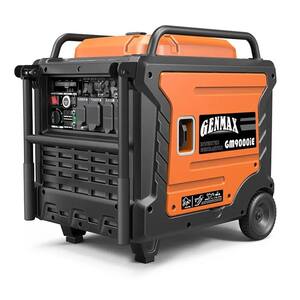 GENMAX 9000 Watt Electric Start Dual Fuel Powered Inverter Generator ...