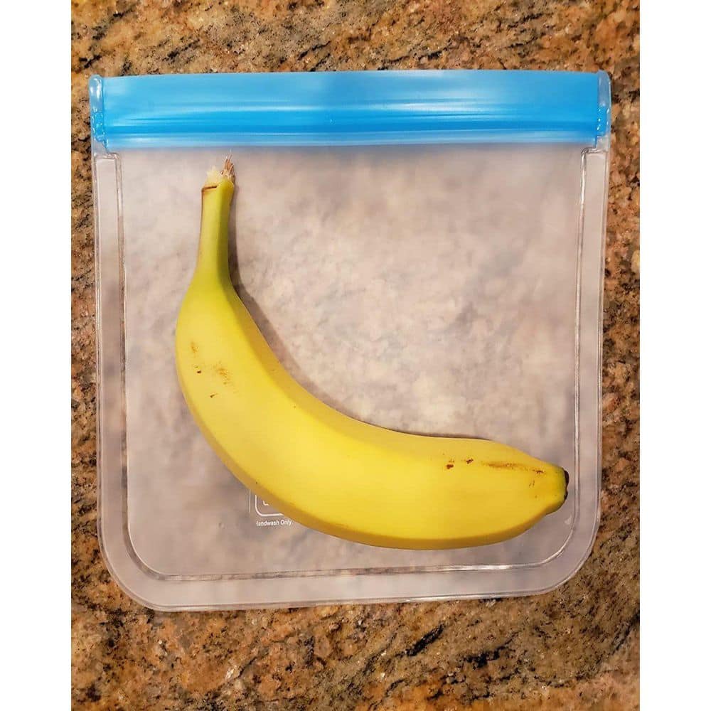 Wudkey 20-Pack 3 Size Reusable Resealable Bags Dishwasher Safe ...