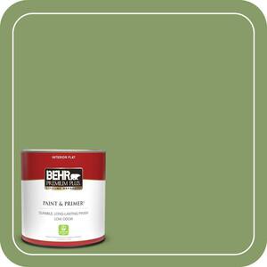 BEHR PREMIUM PLUS 8 oz. #M370-5 Agave Plant Semi-Gloss Interior ...