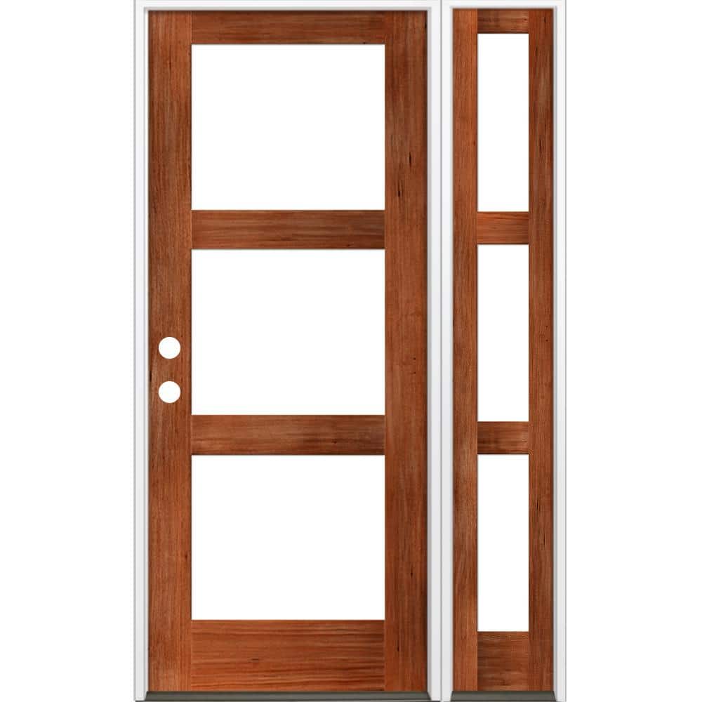 Have a question about Krosswood Doors 46 in. x 96 in. Modern Hemlock ...