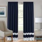 ACHIM Darcy 52 in. W x 63 in. L Polyester Light Filtering Window Panel ...