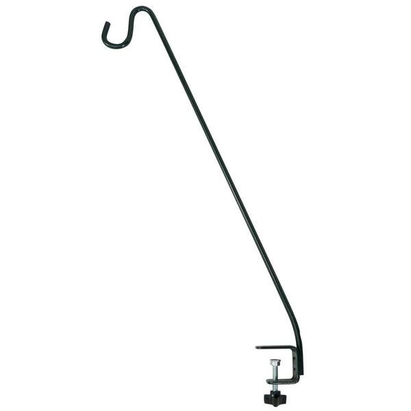 FAWEY TRED INC 33 in. Black Clamp-On Deck Shepards Hook, Steel, Bird ...