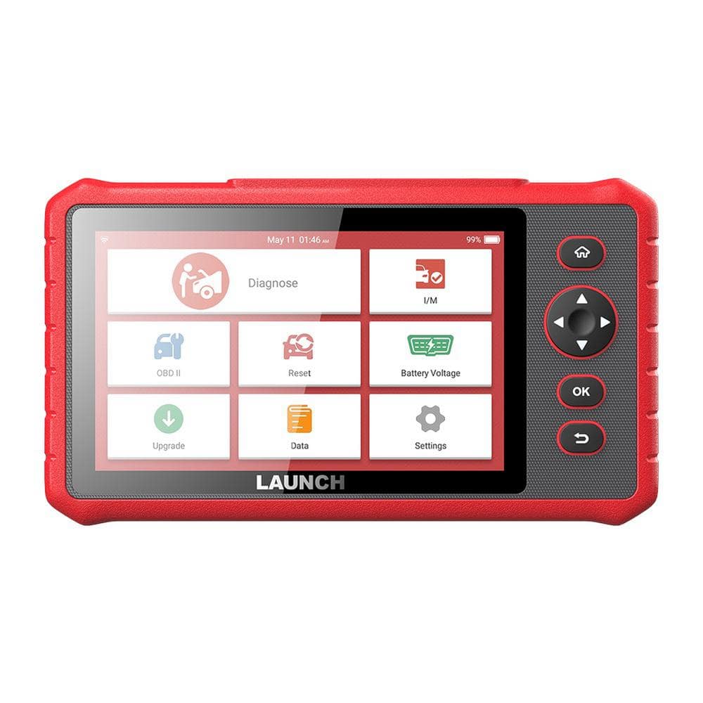 WRIGHTMASTER 7 in. OBD2 Scanner Vehicle Diagnostic Car Code Reader with ...