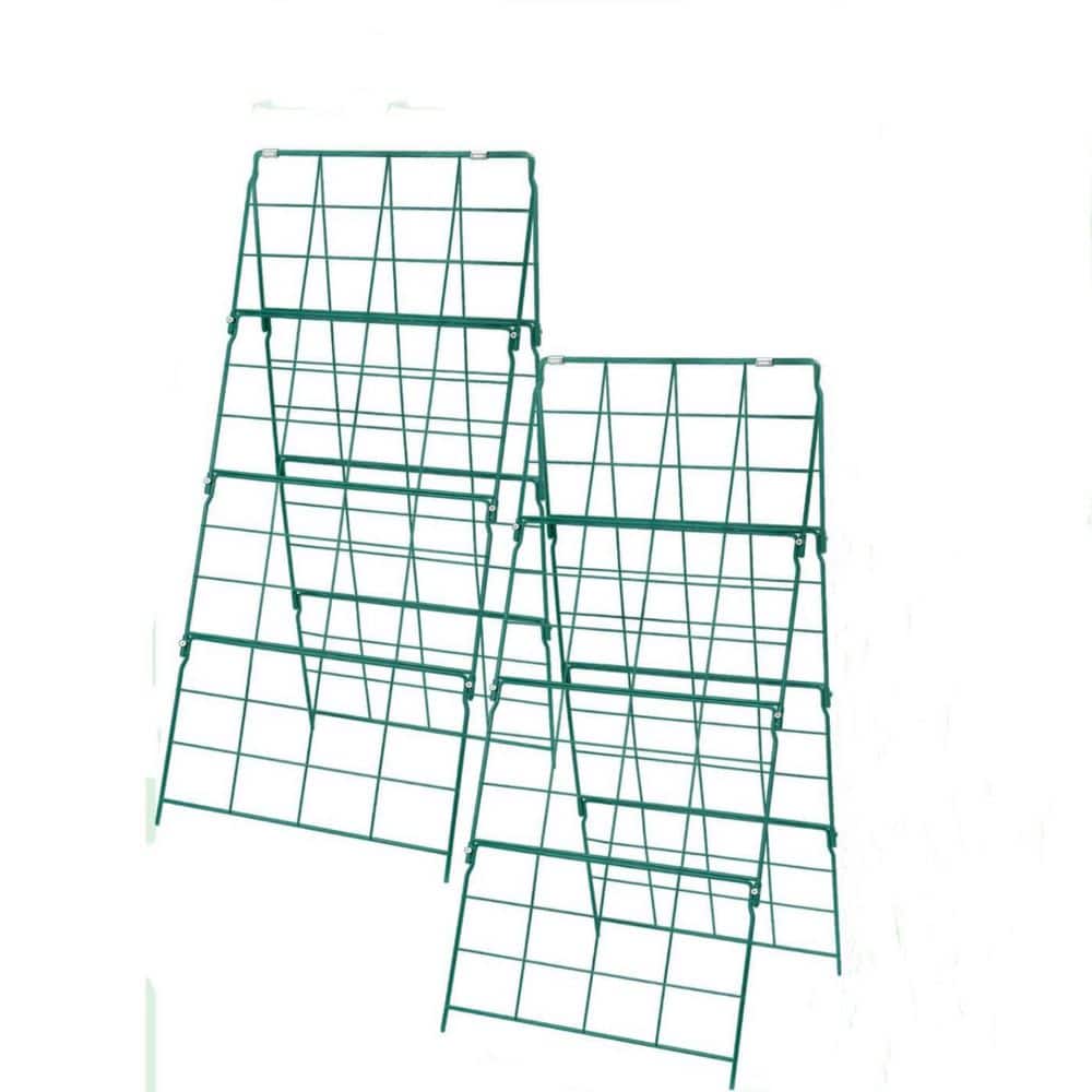 FAWEY TRED INC 42 in. Cucumber Trellis for Raised Garden Bed, Metal A ...