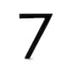 Montague Metal Products 6 in. Black Aluminum Floating or Flat Modern ...