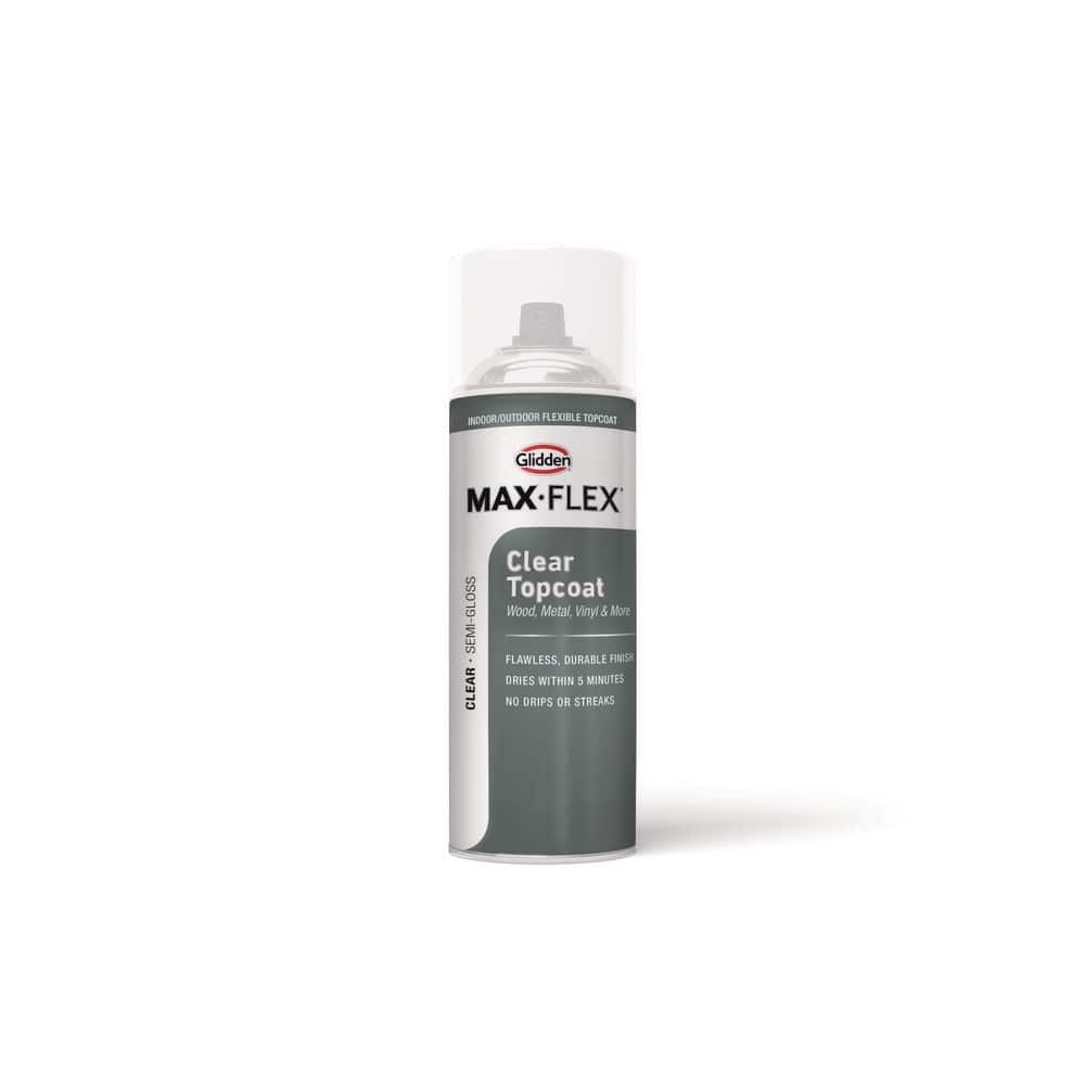 Glidden Max Flex 12 oz. Semi-Gloss Clear Interior/Exterior Flexible ...