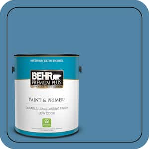 BEHR ULTRA 1 gal. #M500-4 Hemisphere Extra Durable Semi-Gloss Enamel ...