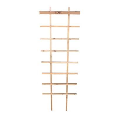 Gronomics 24 in. W x 72 in. H Wood Ladder Trellis Kit-LT 24-72 - The ...