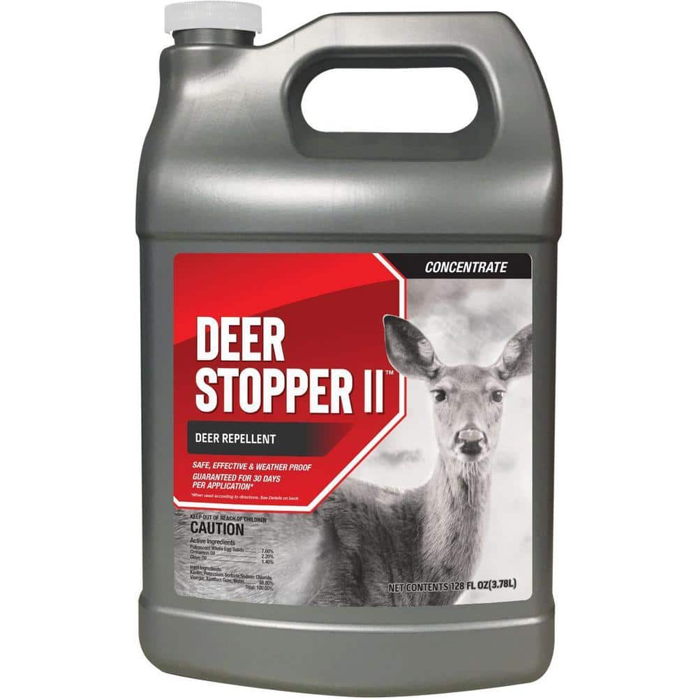 ANIMAL STOPPER Deer Stopper II Animal Repellent, 1 Gal. Concentrate XD ...
