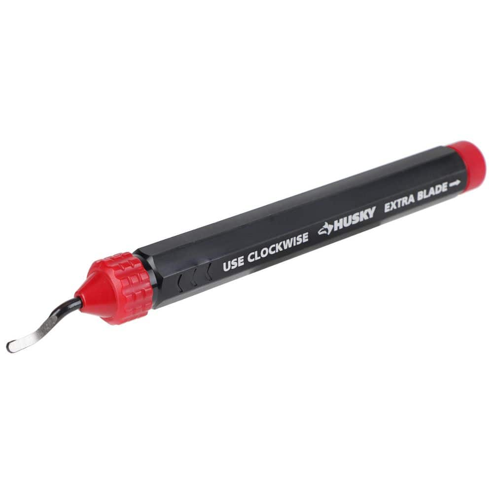 Husky Swivel Blad Deburring Tool with Quick Release Cap and Blade ...