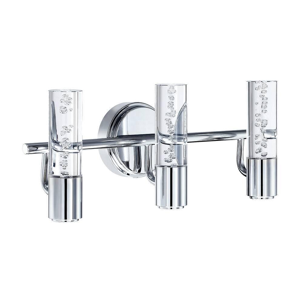 INNOBULE 3-Light Modern Chrome Wall Sconces QJ-ETL949 - The Home Depot