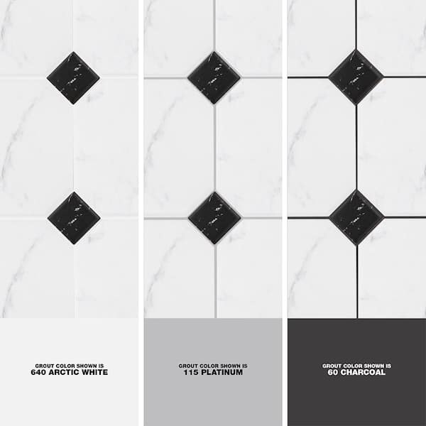 Merola Tile Betera Blanco 13-1/8 in. x 13-1/8 in. Porcelain Floor and ...