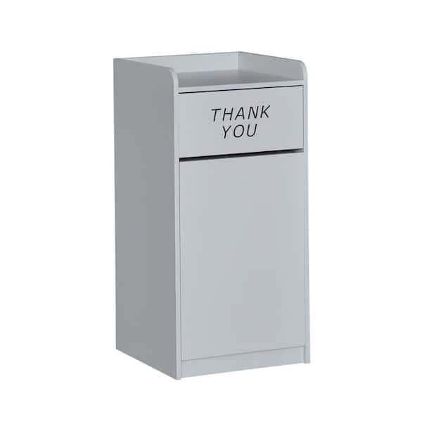 Carnegy Avenue 36 Gal. Gray Trash Receptacle Lidless CGA-MT-526762-GR ...