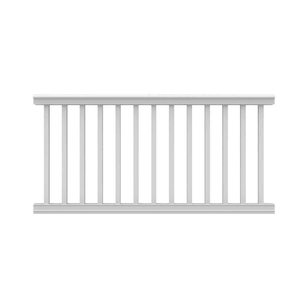Veranda Bella Premier Series 6 ft. x 36 in. White Vinyl Rail Kit with ...