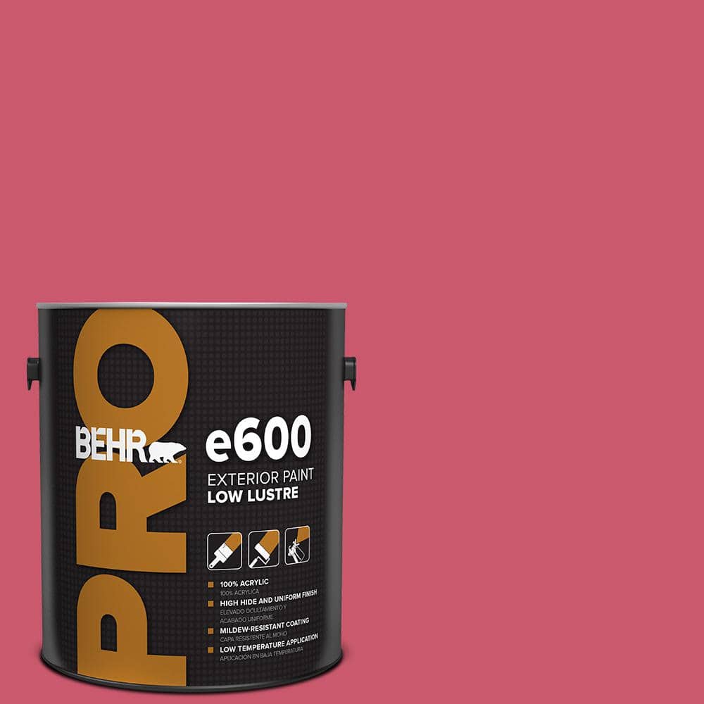 BEHR PRO 1 gal. #T11-15 Pinkelicious Low Luster Exterior Paint PR62301 ...