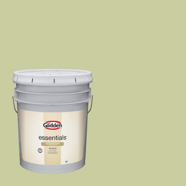 Glidden Essentials 5 gal. PPG1119-4 Dancing Kite Satin Exterior Paint ...