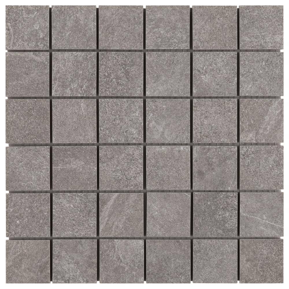 Ivy Hill Tile Monolith Slate Gray 3.93 in. x 0.35 in. Matte Porcelain ...