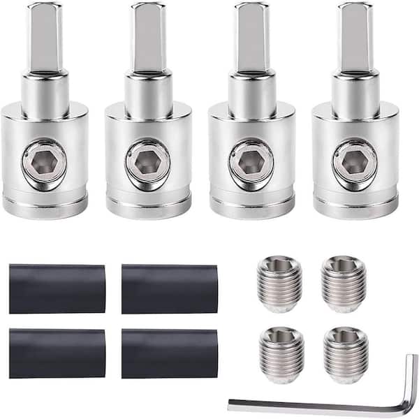 Objlgev Heavy Duty Car Stereo Audio Wire Reducer 0 To 4 Gauge For Amp Input Power Ground