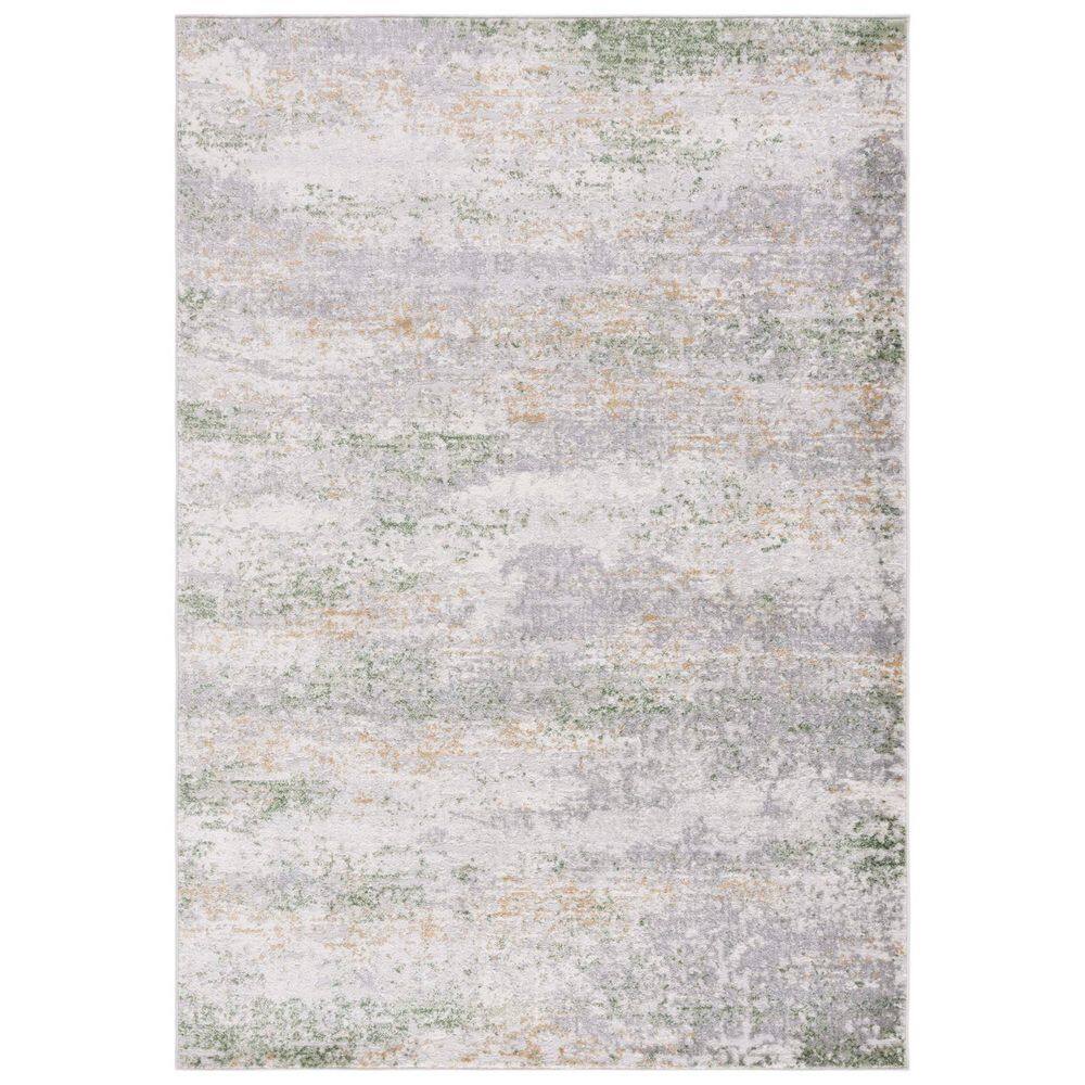 SAFAVIEH Palma 8 ft. x 10 ft. Gray/Green Distressed Abstract Area Rug ...