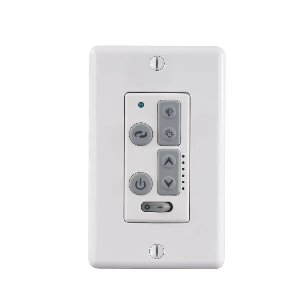 ARRANMORE LIGHTING & FANS White Hard-Wired 6-Speed In-Wall Remote ...