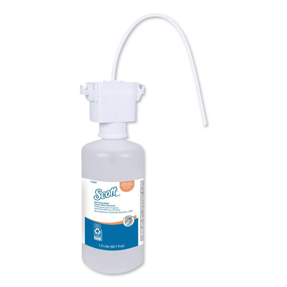 Scott 1,500 l Control Antimicrobial Foam Skin Cleanser, Unscented ...