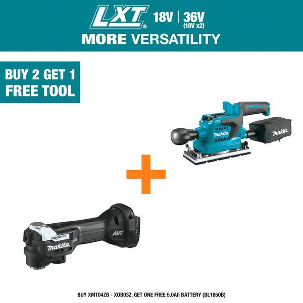 Makita 18V LXT Sub-Compact Brushless StarlockMax Cordless Oscillating Multi-Tool with LXT ...