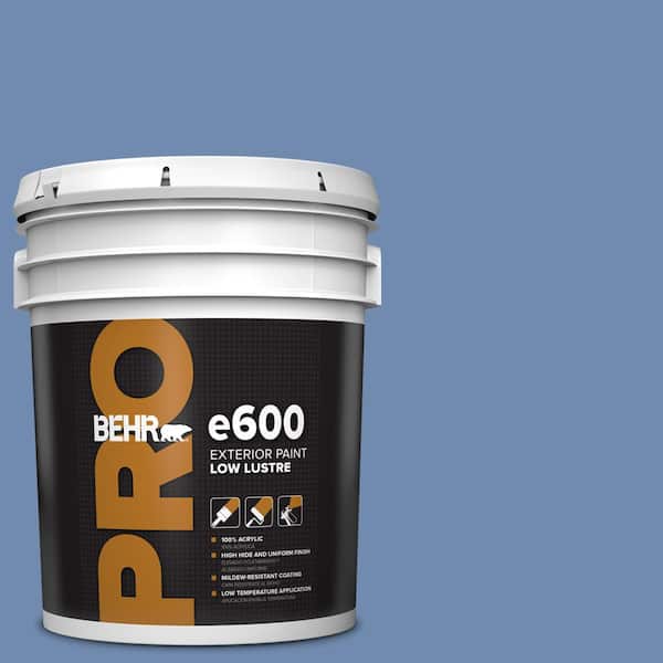 BEHR PRO 5 gal. #590D-5 Windsurf Blue Low Luster Exterior Paint PR62305 ...