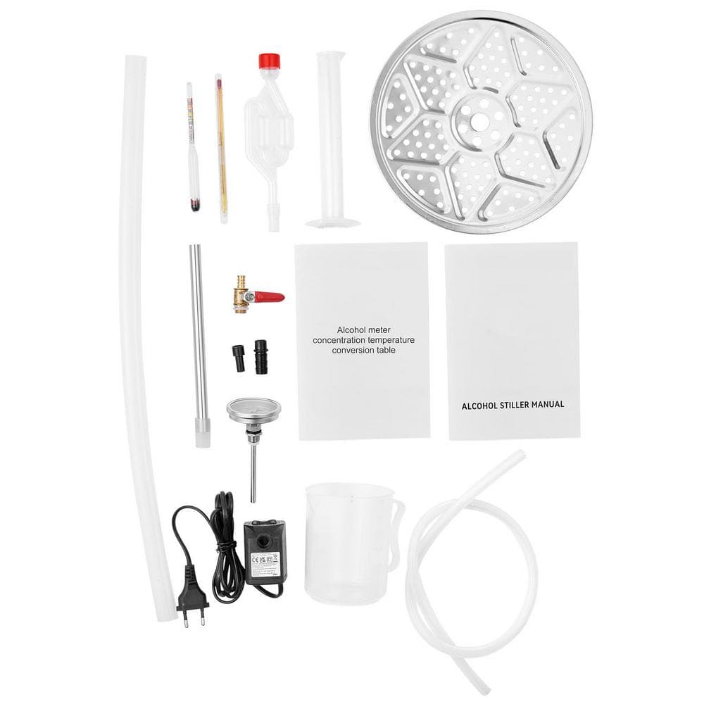SVOPES 70 L Alcohol Distiller Kit, 18 gal. Stainless Steel Still with ...