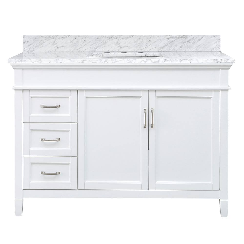Home Decorators Collection Ashburn 49 in. W x 22 in. D Bath Vanity in ...