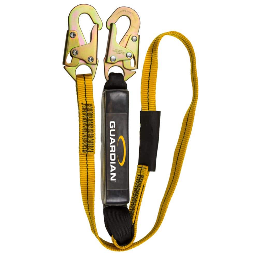Guardian Fall Protection 6 ft. External Shock Fall Protection Lanyard ...