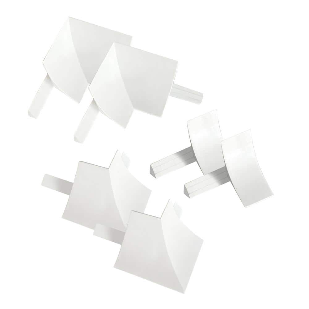 InstaTrim Molding Corner and End Caps D x.25 in. W x.25 in. L x.5 in ...