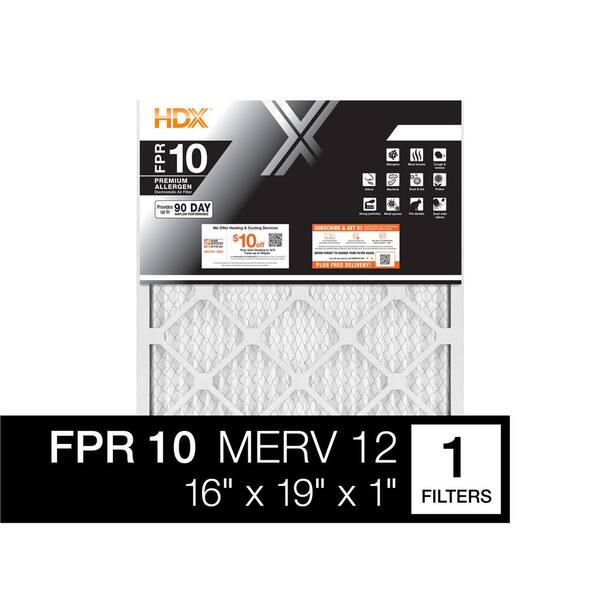 Reviews for HDX 16 in. x 19 in. x 1 in. Premium Pleated Air Filter FPR ...