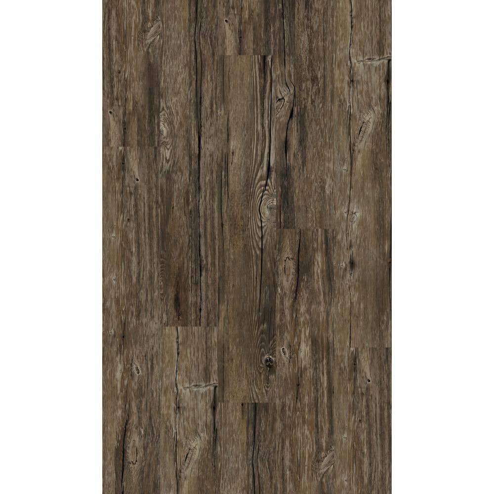 Walnut Ember Grey 4 MIL x 6 in. W x 36 in. L Peel and Stick Water ...