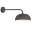 Troy RLM Dome 12.63 in. H 1-Light Textured Bronze Outdoor Wall Mount ...