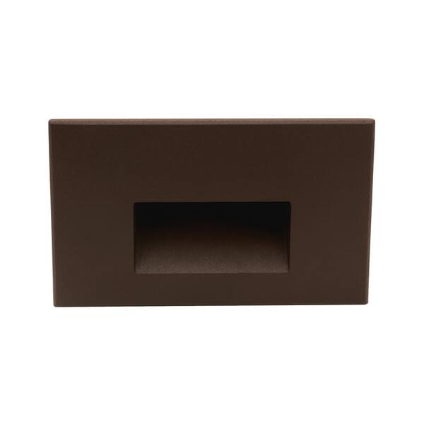 NICOR STW Horizontal Wet Location Hardwired Bronze Integrated LED Step ...