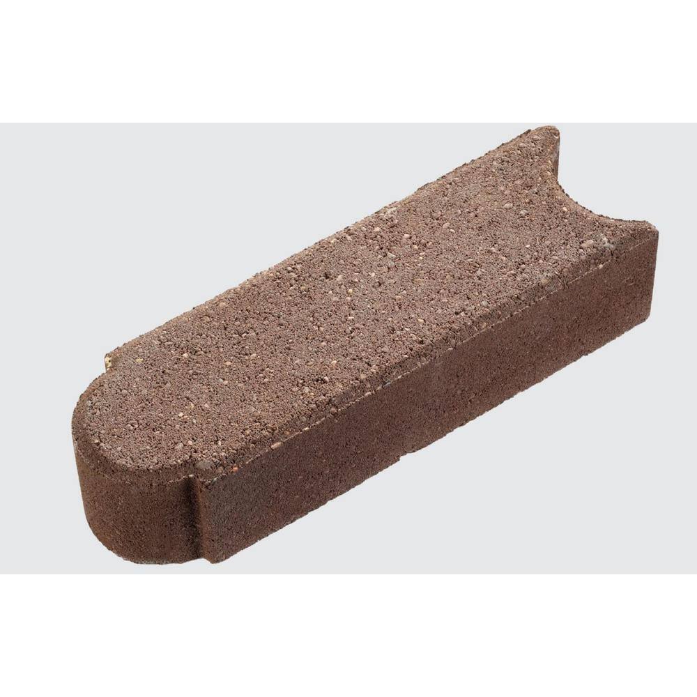 Oldcastle Edgestone 11.75 in. x 3 in. x 4 in. Brown Concrete Edging ...