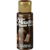 DecoArt Dazzling Metallics 2 oz. Rich Espresso Acrylic Paint DA245-3 ...