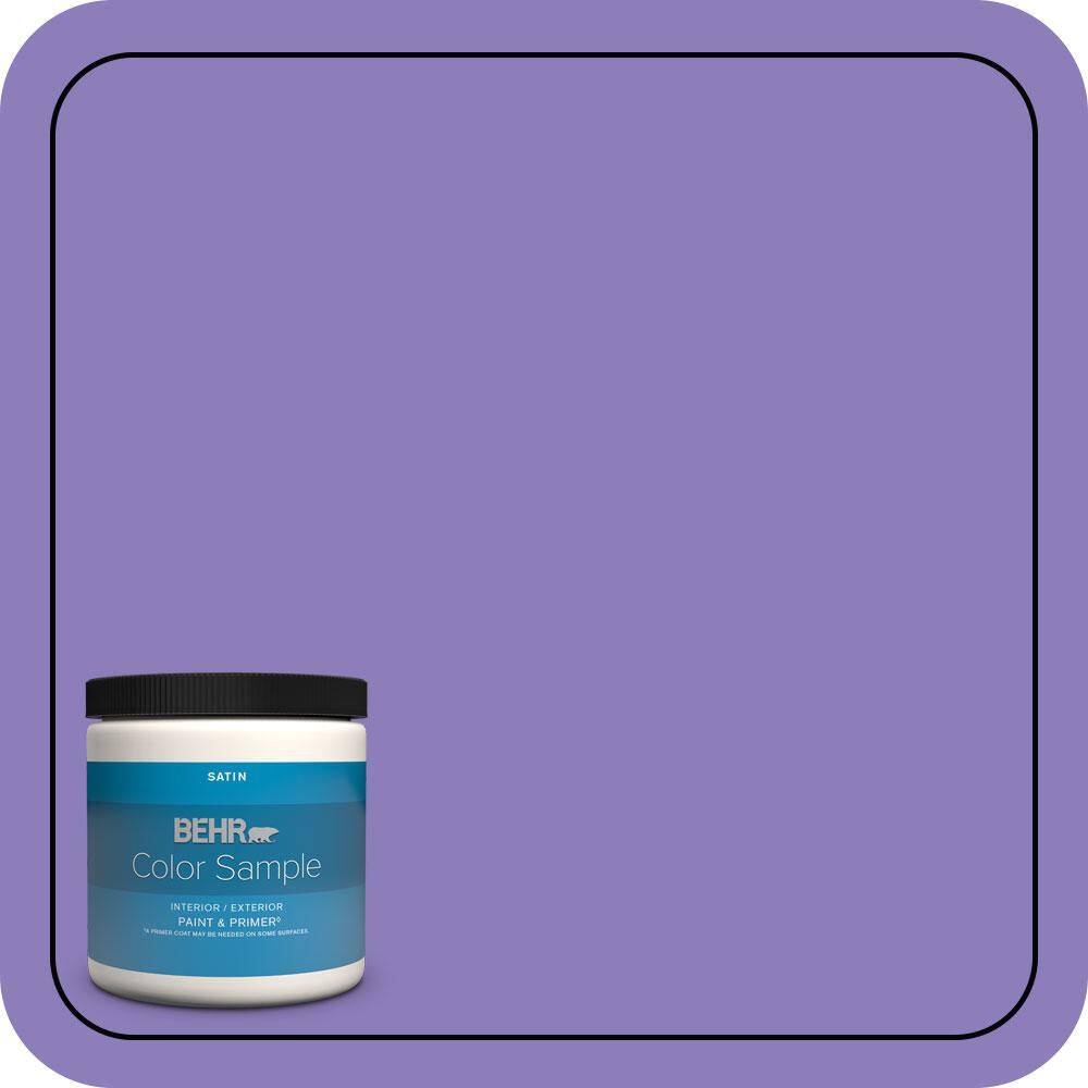 BEHR PREMIUM PLUS 8 oz. #P560-5 Unimaginable Satin Enamel Interior ...