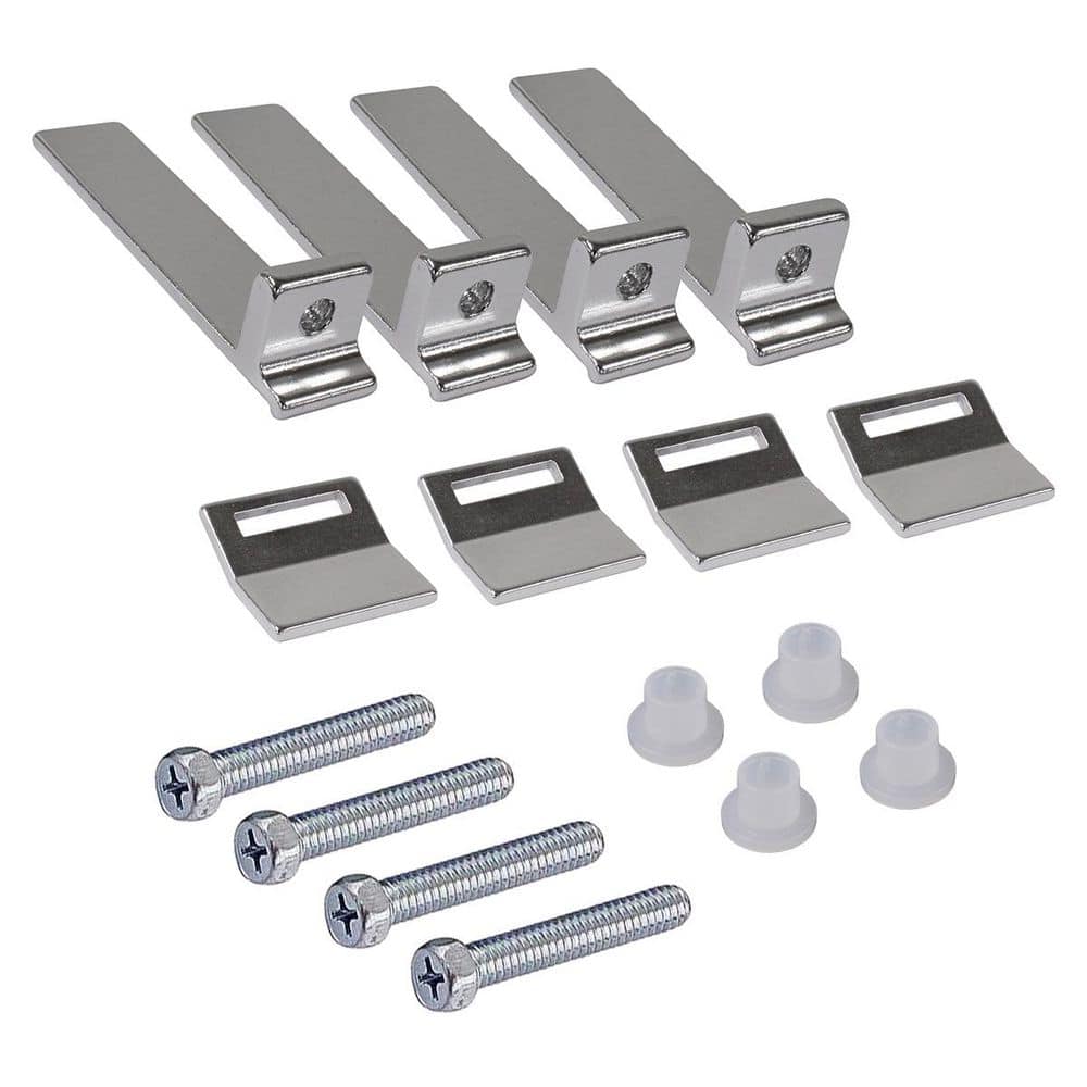 Everbilt Clips for Tile Sink Installation Kit 2.73 in. Metal (4-Pack ...