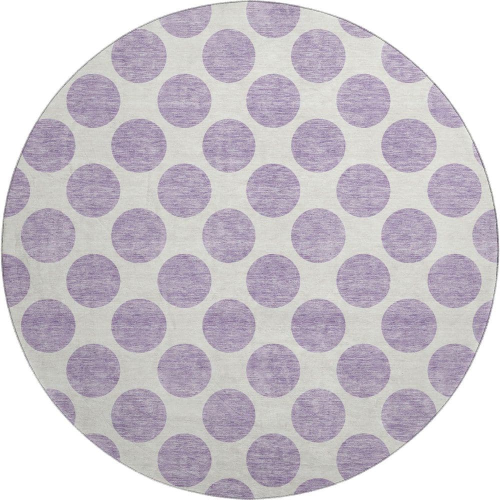 Addison Rugs Mayfield Premium Machine Washable Abstract AMF980 Lavender ...