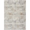 Nourison Glam Grey Multicolor 8 ft. x 10 ft. Abstract Contemporary Area ...