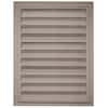 Builders Edge 20.2 in. x 26.2 in. Rectangular Brown/Tan Plastic Built ...