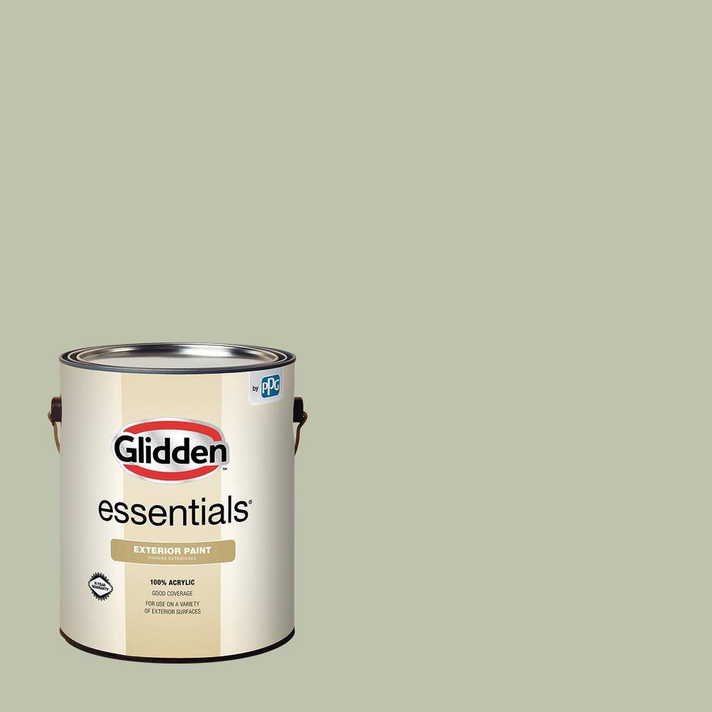 Glidden Essentials 1 gal. PPG0994-3 Half Dome Semi-Gloss Exterior Paint ...