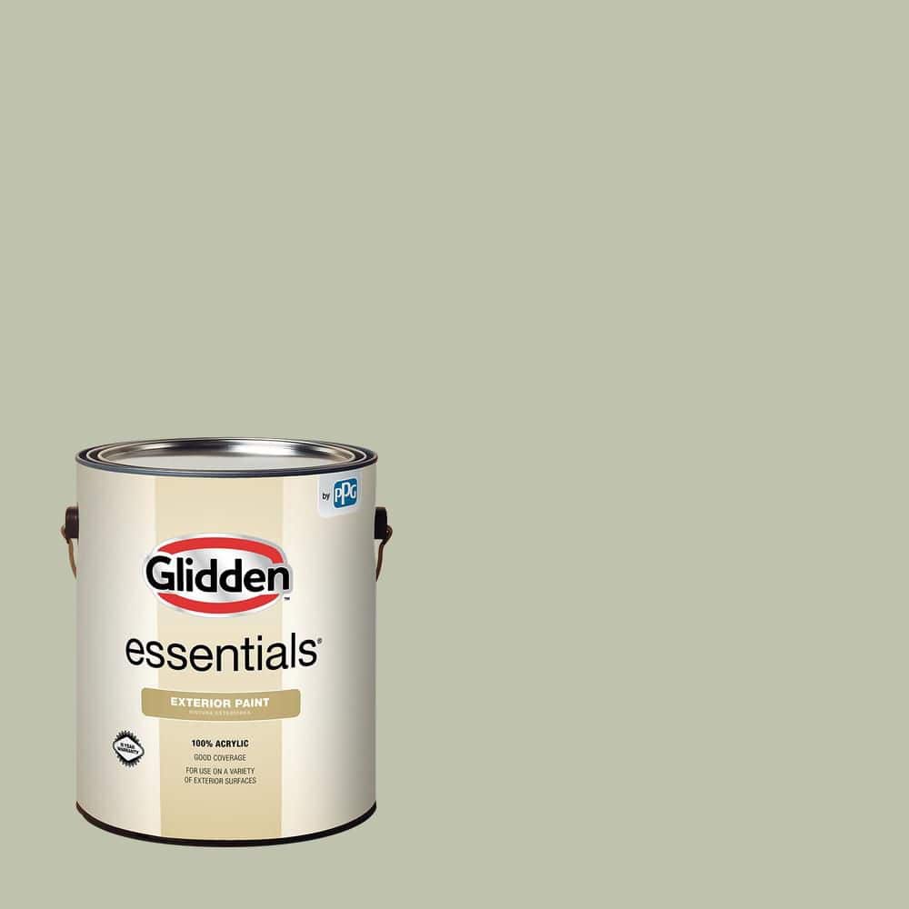 Glidden Essentials 1 gal. PPG1126-4 Side Kick Satin Exterior Paint ...