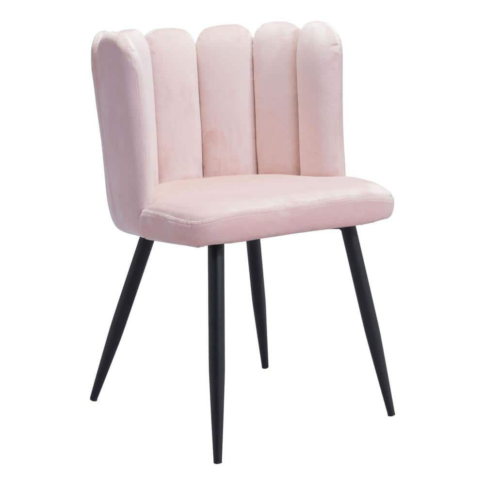 HomeRoots Julia Pink Wood Side Chair Set of 2 2000389836 - The Home Depot