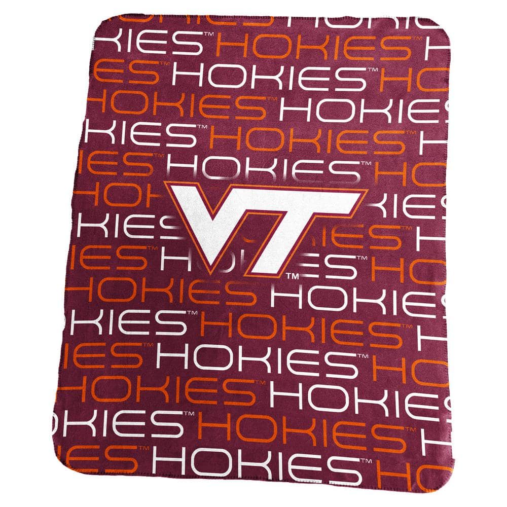 logobrands Virginia Tech Multi-Colored Classic Fleece Throw 235-23B ...