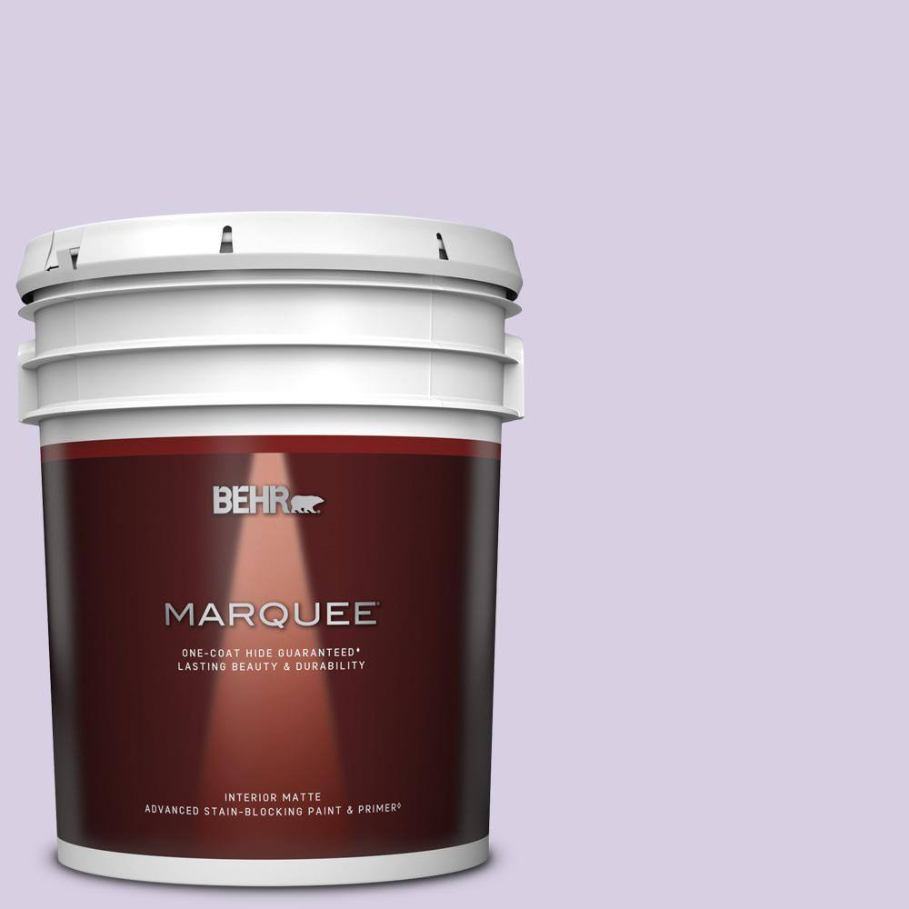 BEHR MARQUEE 5 gal. #M560-2 Fanciful Matte Interior Paint & Primer ...